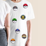 PokeBalls Patch Pokemon Embroidered Iron-On - Bling! Handmade