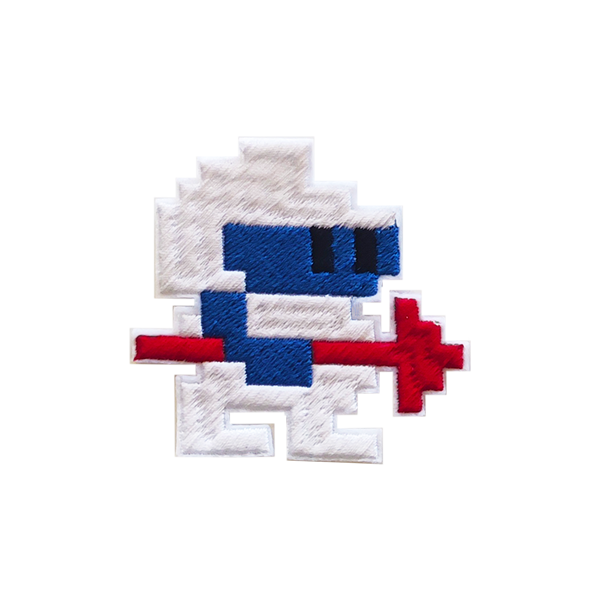Dig Dug Arcade Patch Embroidered Iron-On