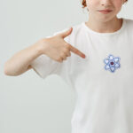 Atom Patch Embroidered Science Iron-On