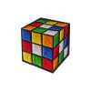 Magic Cube Patch Embroidered Iron-On 2.75"